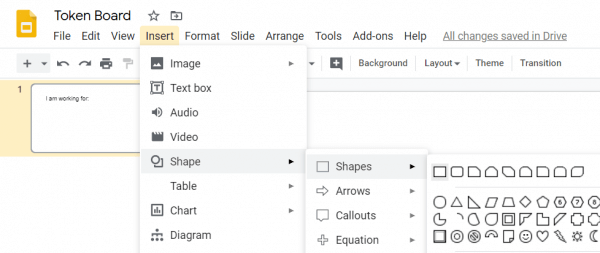 How to Create a Digital Token Board Using Google Slides • Region 13's Blog