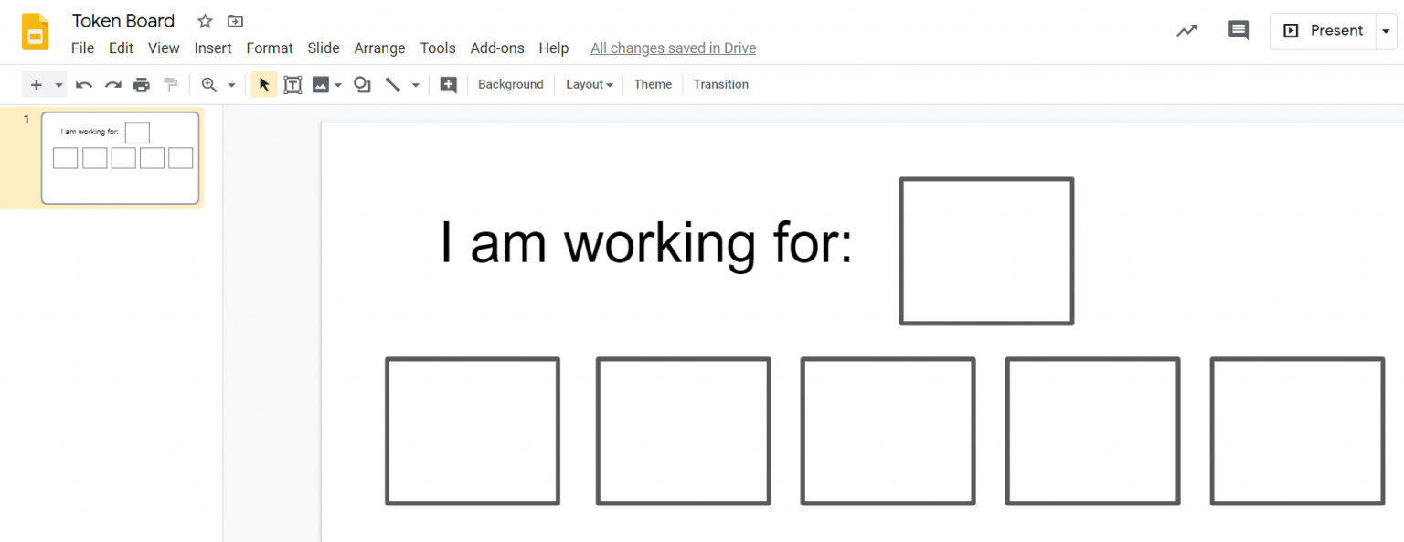 How to Create a Digital Token Board Using Google Slides • Region 13's Blog