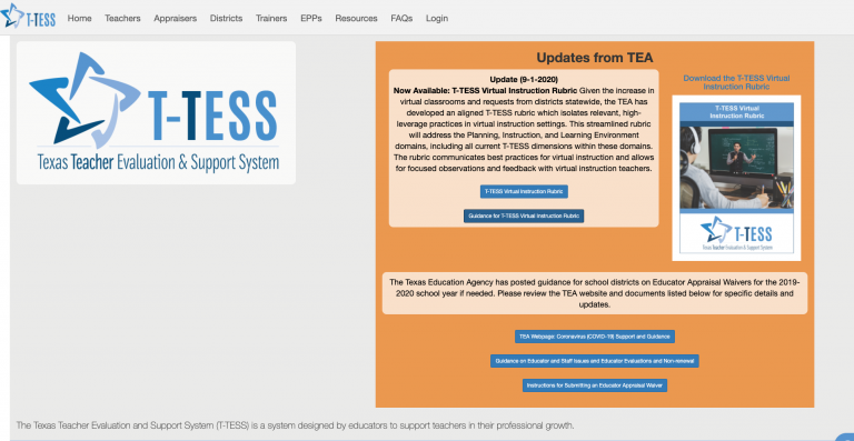 How to Utilize the Virtual T-TESS Rubric • Region 13's Blog
